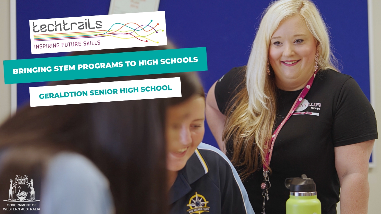 Techtrails visit Geraldton Senior High School in 2023 - Techtrails